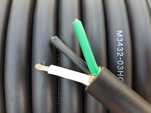 (600V) 12/3 AWG Gauge Copper, SOOW Portable Outdoor Flexible Wire Cable ...