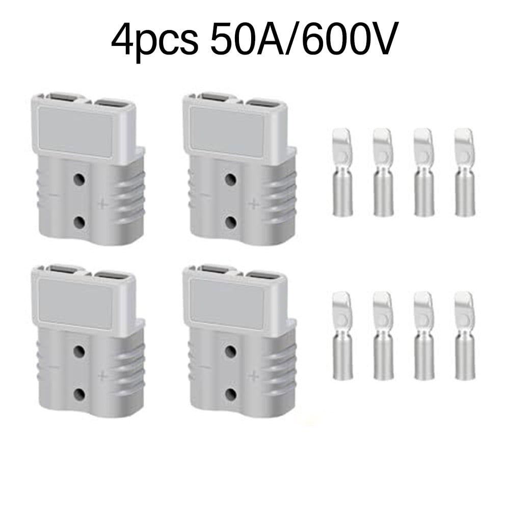 600V-50A Quick Connect Battery Connector for Car Motorcycle Boat Solar ...