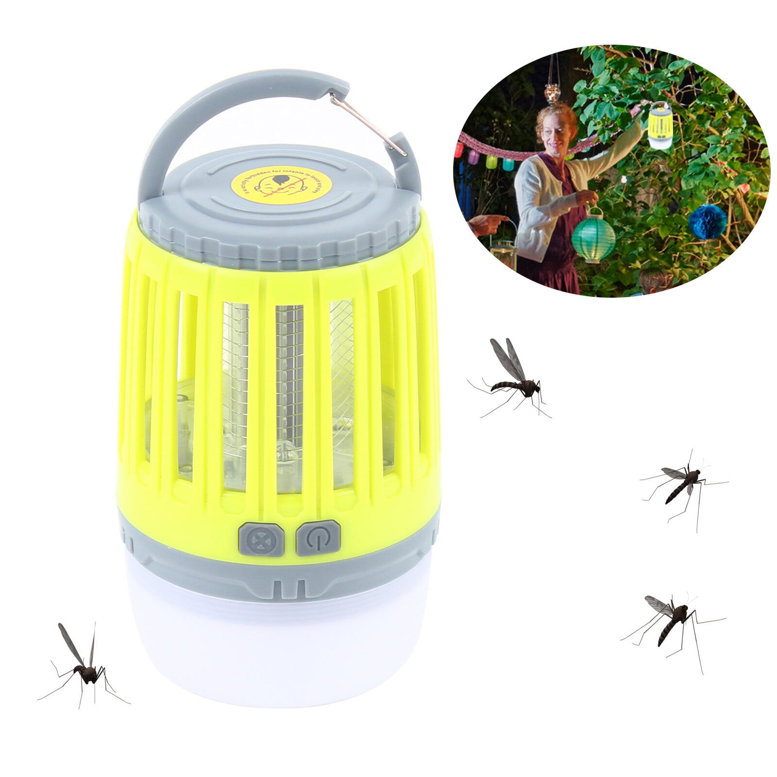 600V Electric Mosquito Zappers Killer, LED Mosquito Zapper, Insect Fly ...