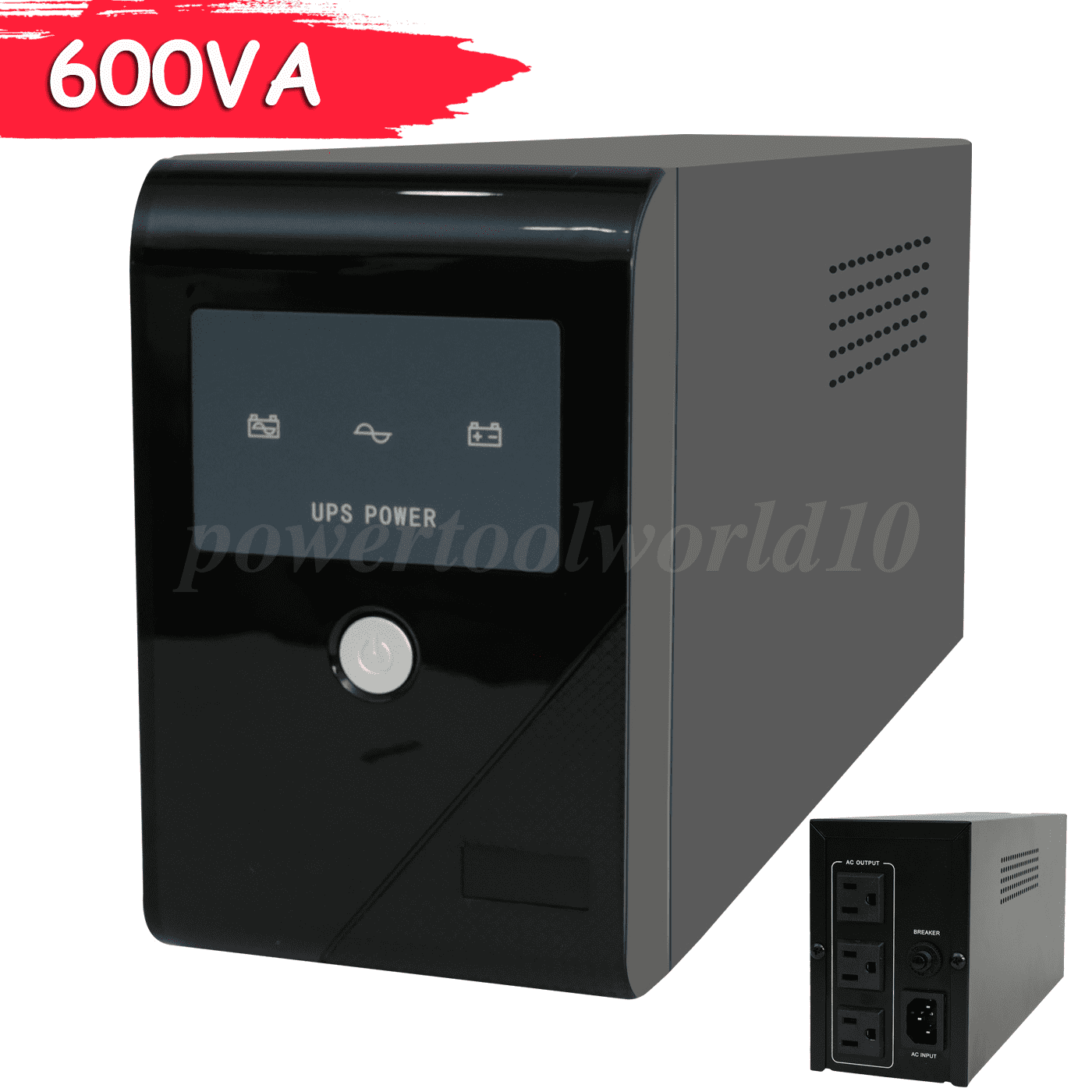 600VA 360W UPS Uninterruptible Power Supply Backup Type With Battery For Home - Walmart.com