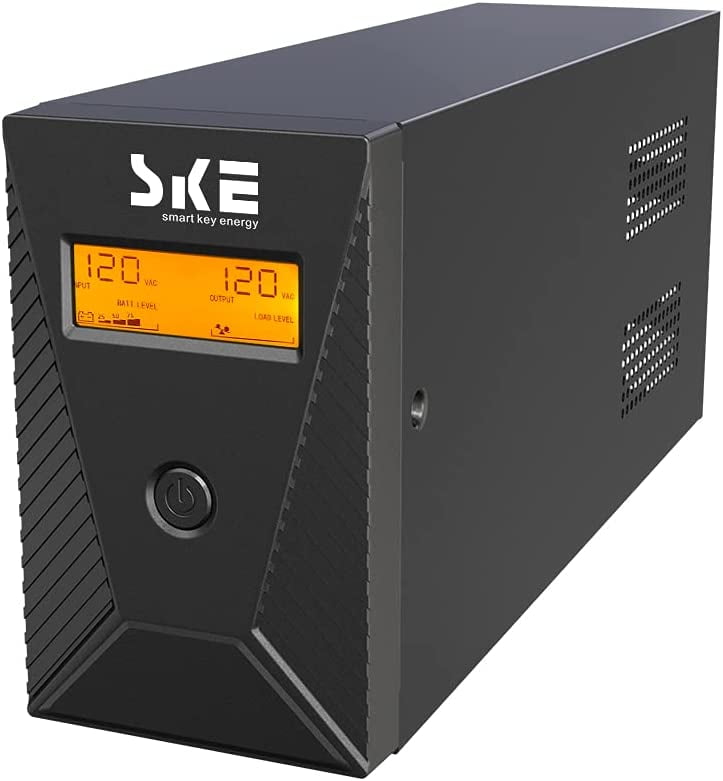 600VA/360W Ups Battery Backup and Surge Protector Computer Uninterruptible Power Supply Units ...