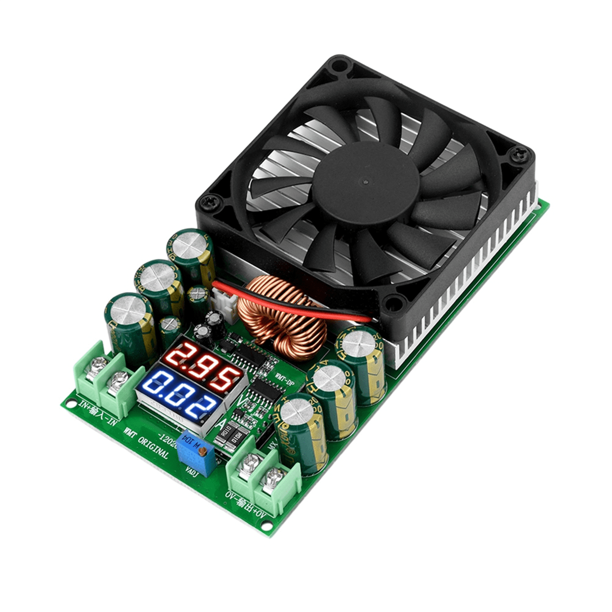 600W 30A DC-DC Buck Module CV CC Adjustable Converter 120V 100V 96V 84V ...