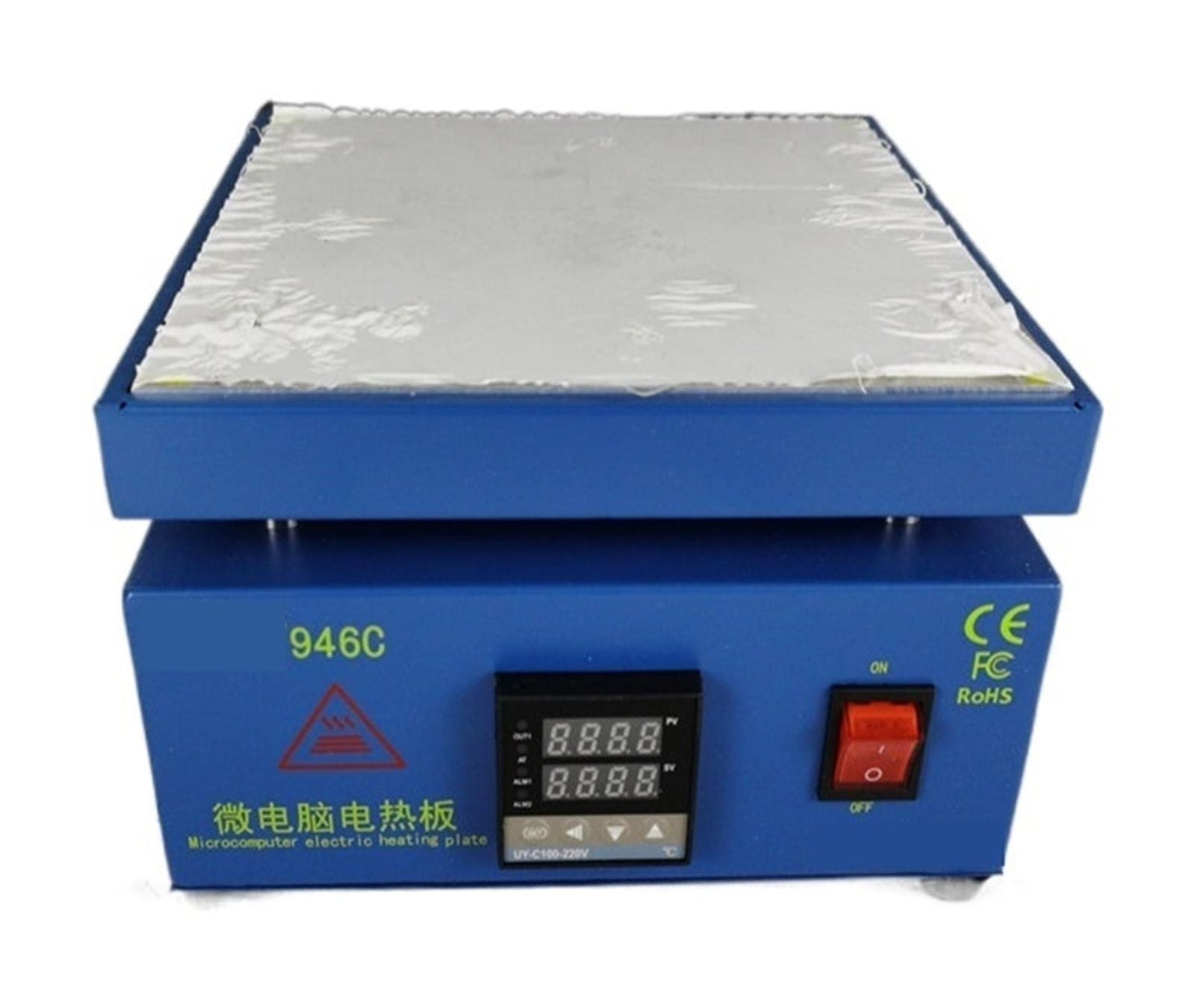 600W 946C Electronic Hot Plate Preheat Digital Preheating Station ...