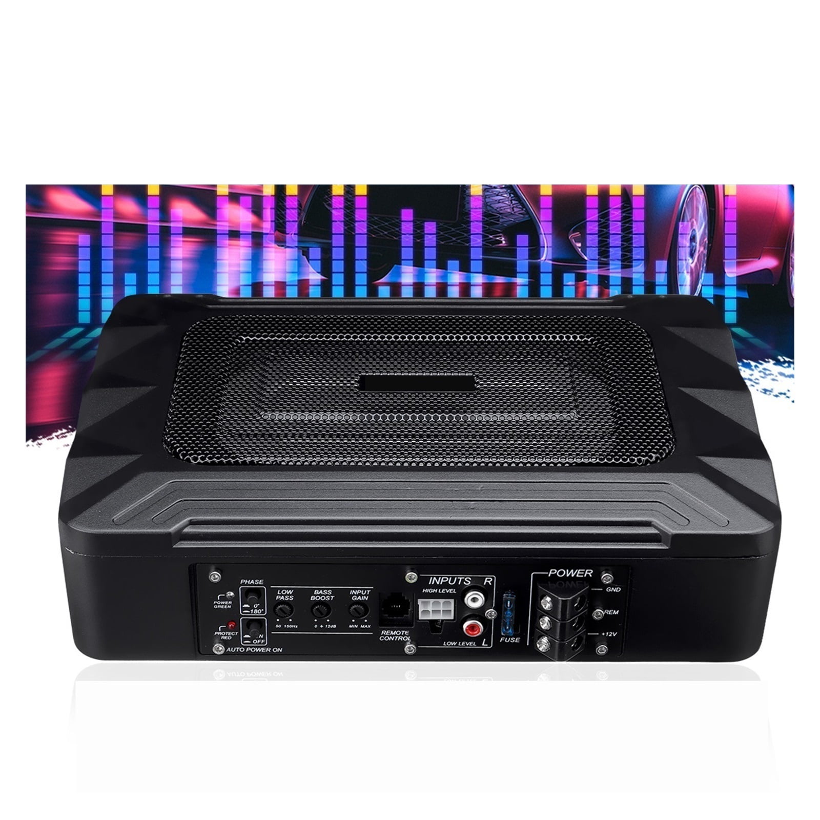 600W Car Amplifier Ultra Thin Powerful Bass Subwoofer Amplifier Home Power Amplifier ...