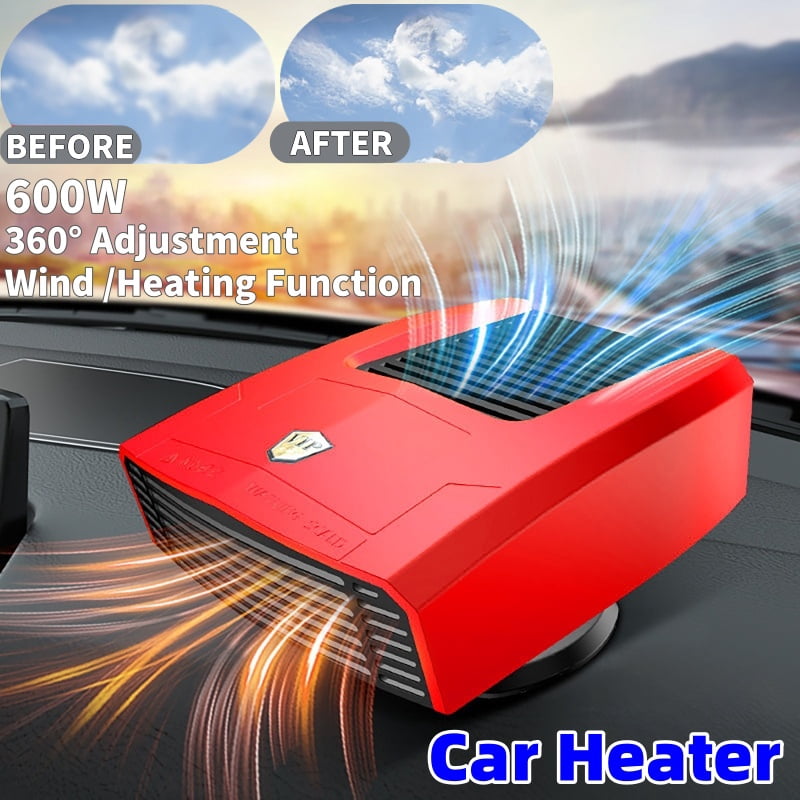 600W Car Heater Cooling Fan Truck Electric Heater Windshield Defroster ...