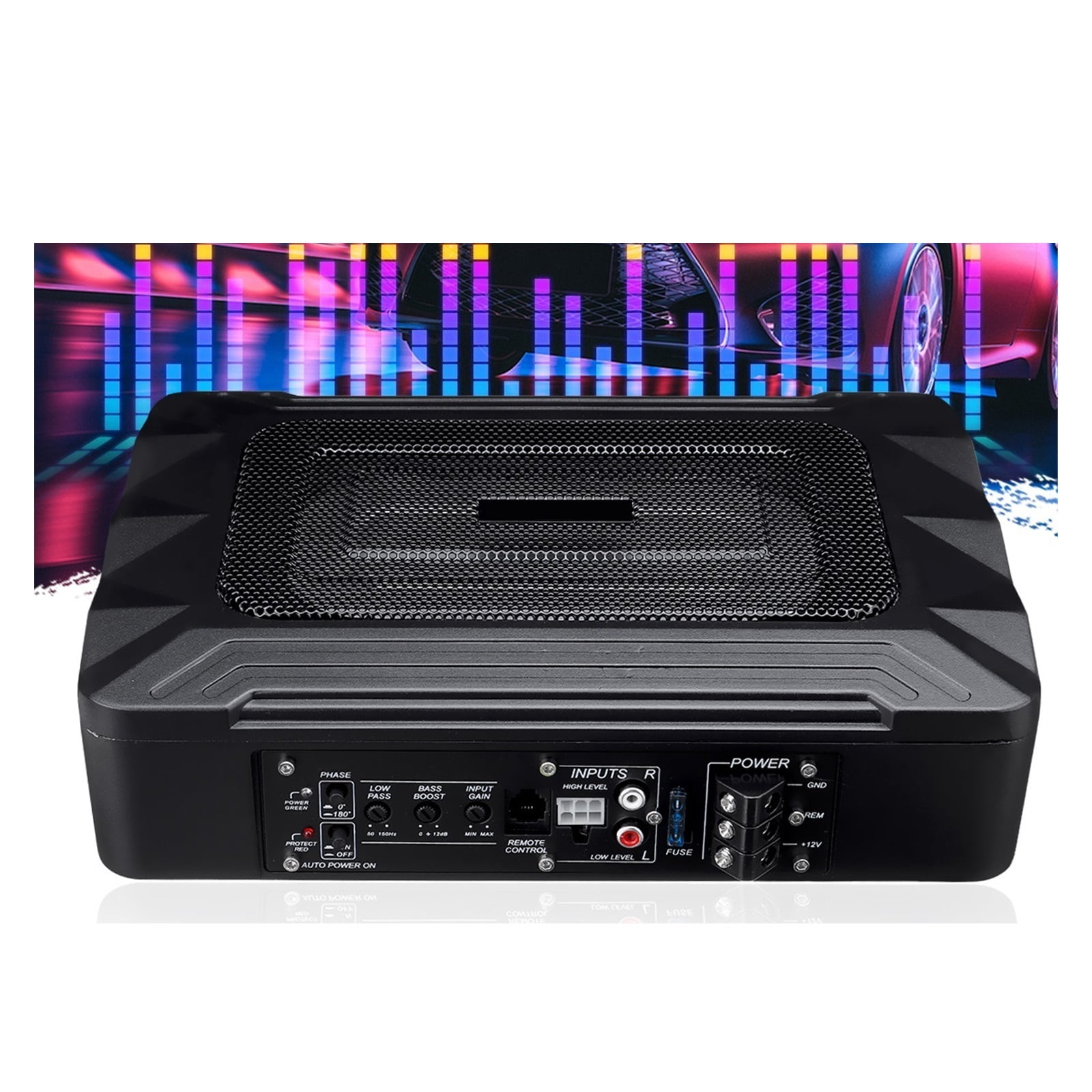 600W Car Stereo Amplifier Hifi Digital Active Subwoofer Home Power ...
