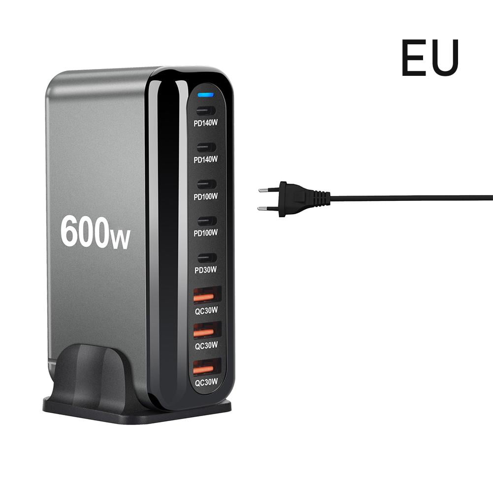 600W Gan Charger USB C Fast Desktop 8-port USB Type C Pd Charger Fast ... 600W Gan Charger USB C Fast Desktop 8-port USB Type C Pd Charger Fast ...