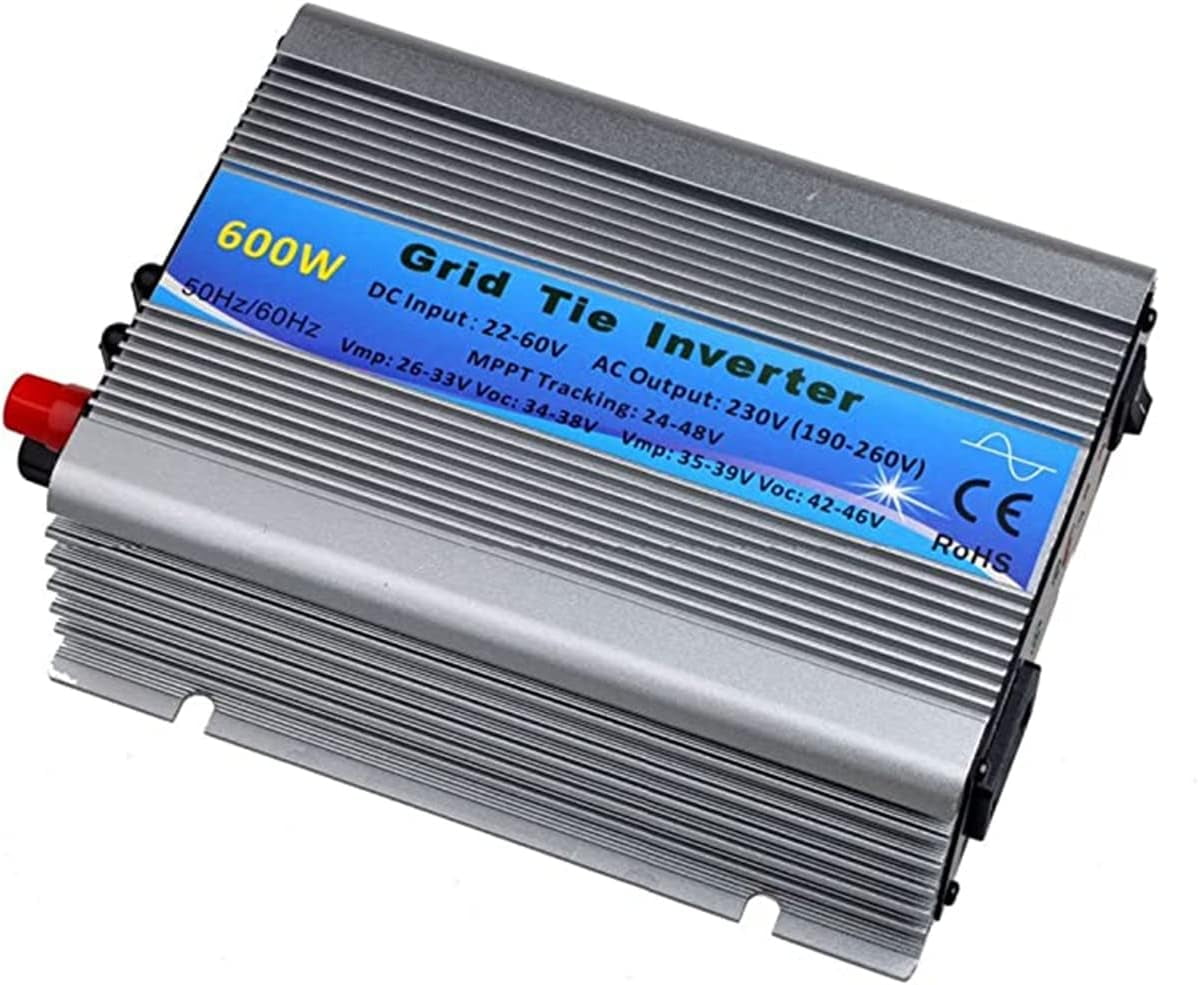 600W Grid Tie Inverter Stackable DC30-55V PV Input AC110V MPPT Pure ...