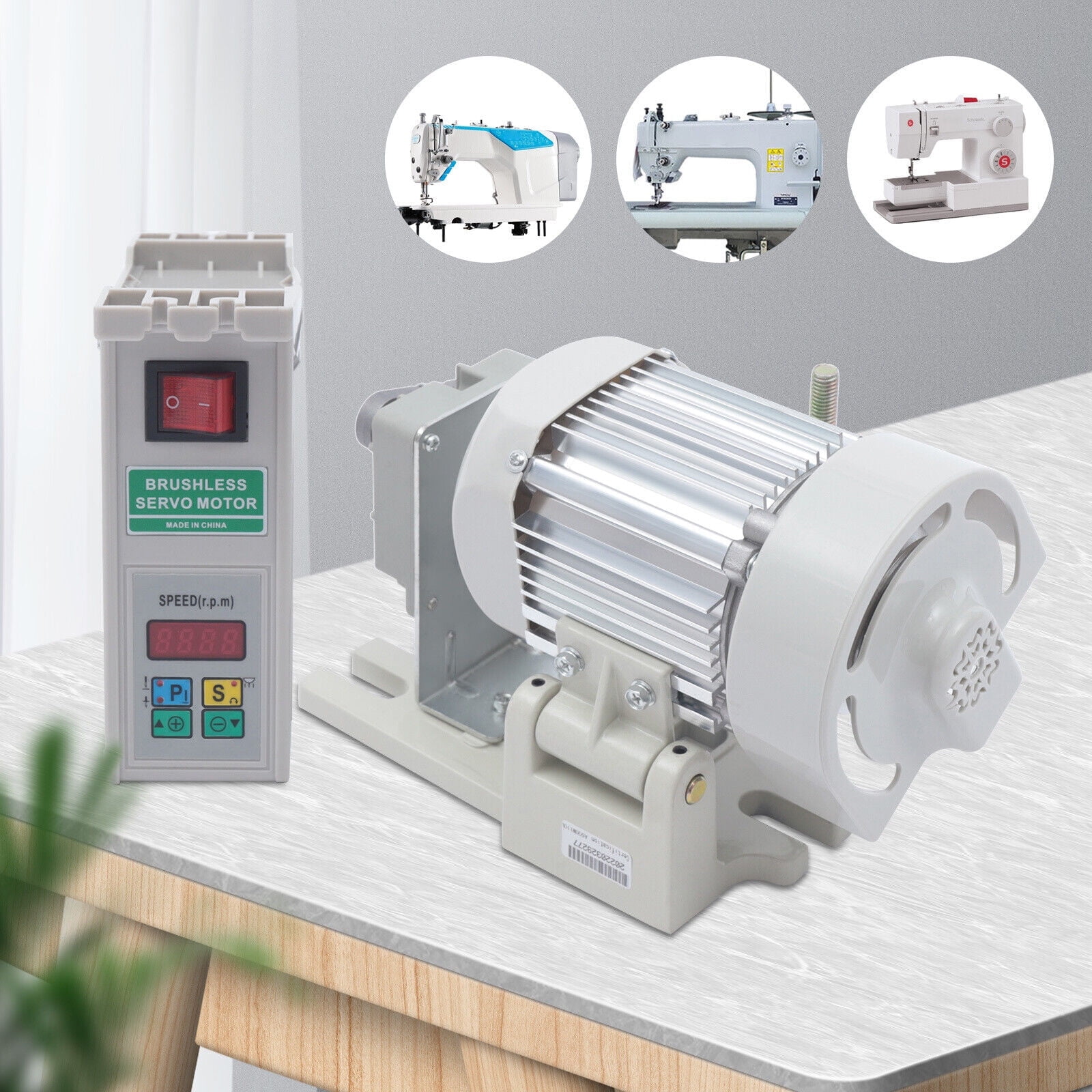 600W Industrial Sewing Machine Motor 600W Servo Brushless Motor Mute ...