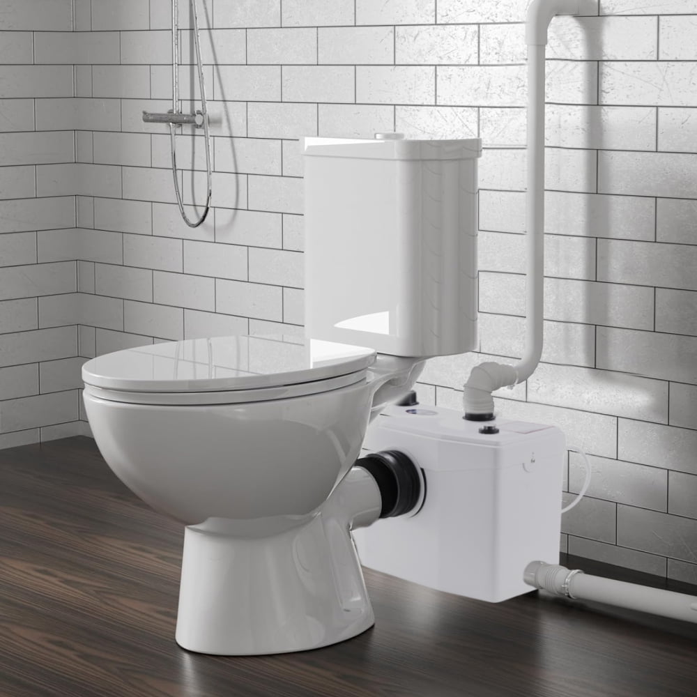 600W Macerator Pump, Macerator Sewerage Toilet Pump with 3 Water Inlets ...