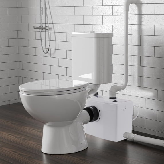 600W Macerator Pump, Macerator Sewerage Toilet Pump with 3 Water Inlets ...