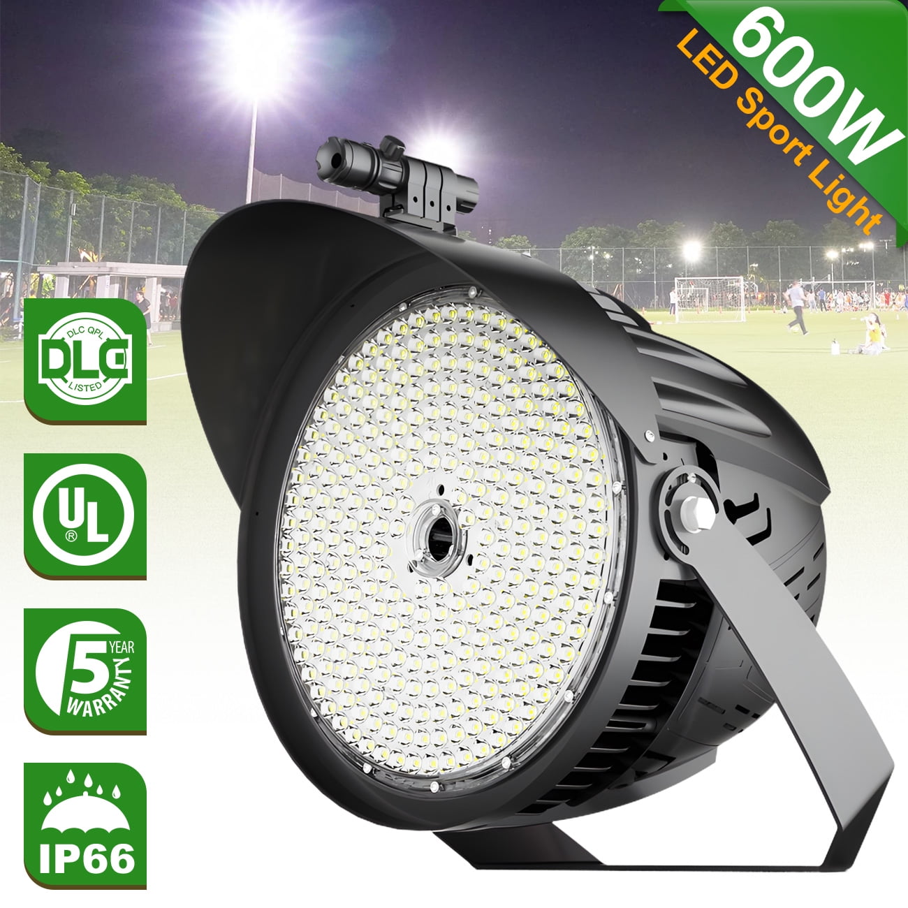 600W Outdoor Lighting IP66 AC100-277V 120 Degree Beam Angle 5 Years ...