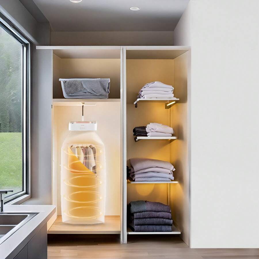 600W Portable Foldable Clothes Dryer for Delicate Fabrics, Compact Mini ...