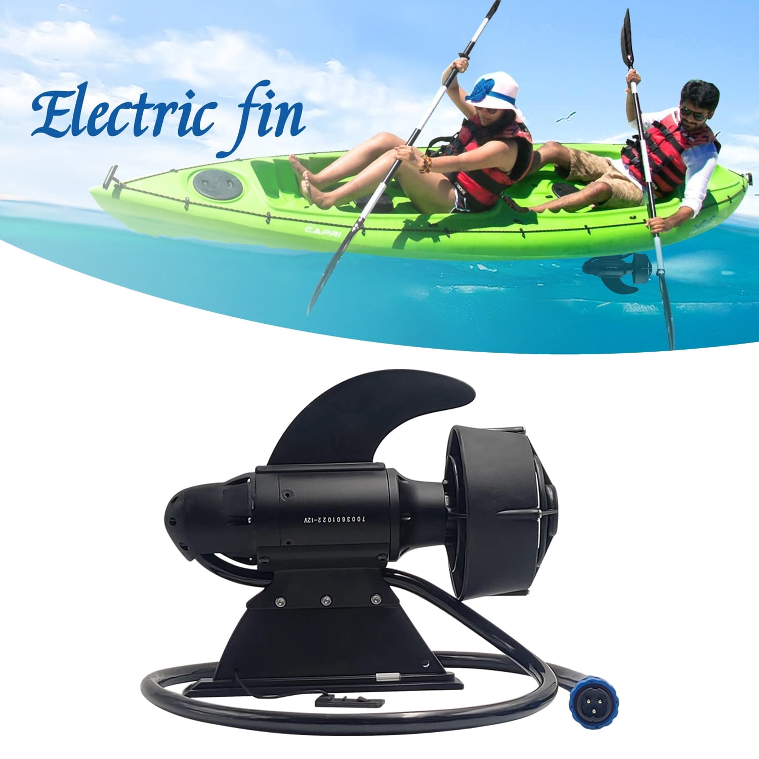 600W Powerful Fishing Kayak SUP Float Tube Brushless Boat Trolling ...
