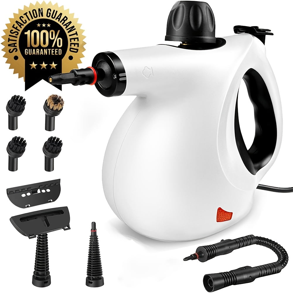 600W+ Pressurized Handheld Steam Cleaner | 12 Attachments | Multi ...