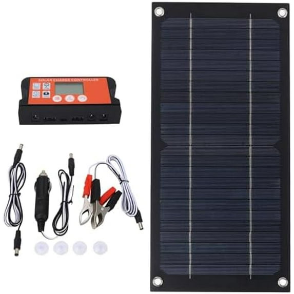 600W Solar Panel, Solar Panel Kit 100A Controller Solar Panel Kit with ...