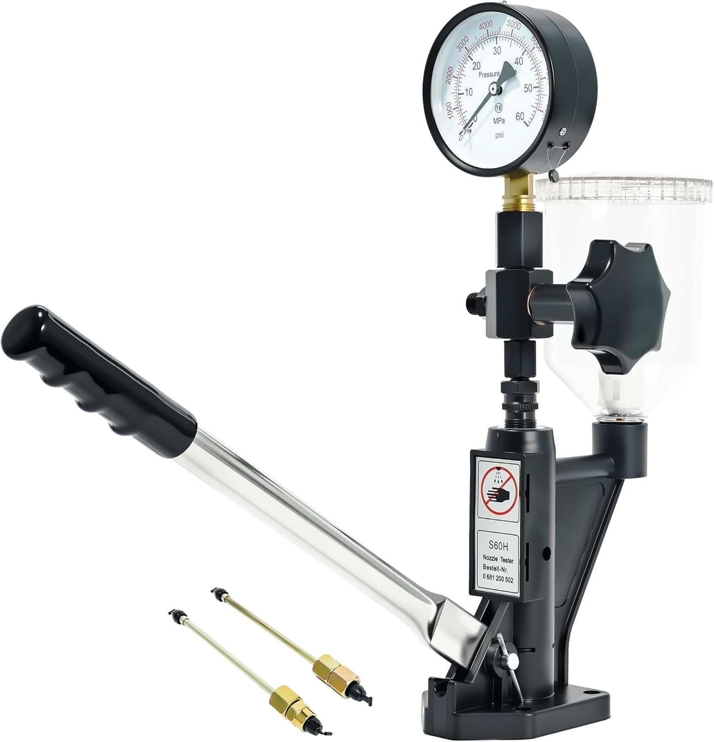 600bar diesel fuel injector tester kit, 8700psi diesel injector nozzle ...