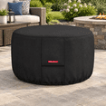 600d Round Patio Fire Pit Table Cover 50 Inch Black - Walmart.com