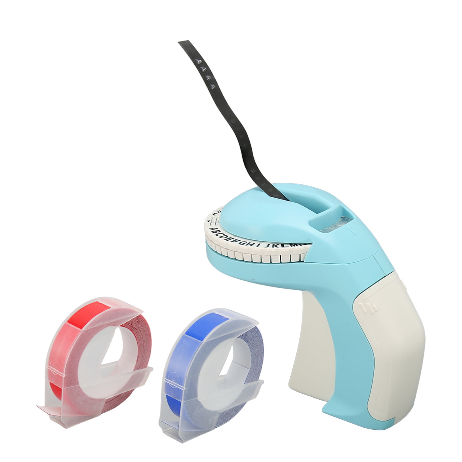 600dpi DIY Embossing Label Maker, 3D Portable Manual Label Printer with ...