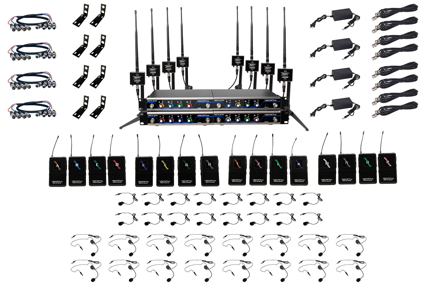 VOCOPRO DUAL WIRELESS MICROPHONE ANTENNA - Walmart.com