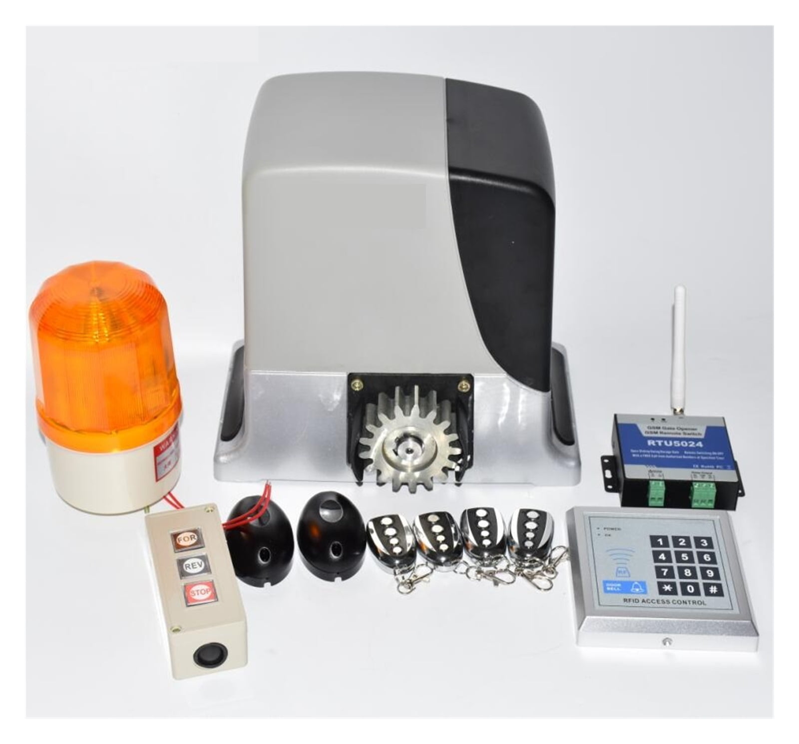 600kg Automatic Sliding Gate Opener Motor With 4 Remote Controls ...