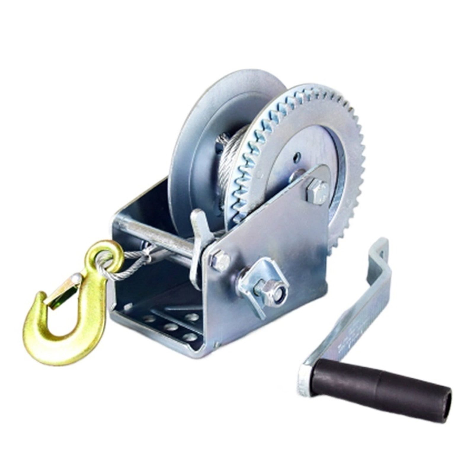 600lbs/800LBSx8/15m Boat Truck Auto Self-Locking Hand Manual Galvanized ...