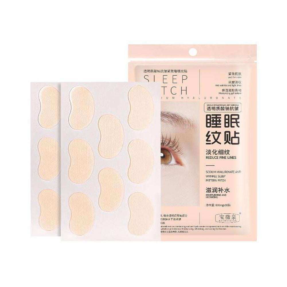 600mg*16pcs Sleeping Patch Sodium Hyaluronic Acid Anti-Wrinkle Sleeping ...