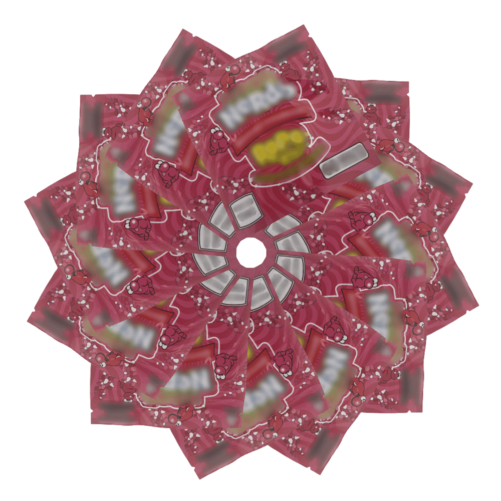 600mg - Red 3.5mg Candy Rope Bites Packaging - Walmart.com