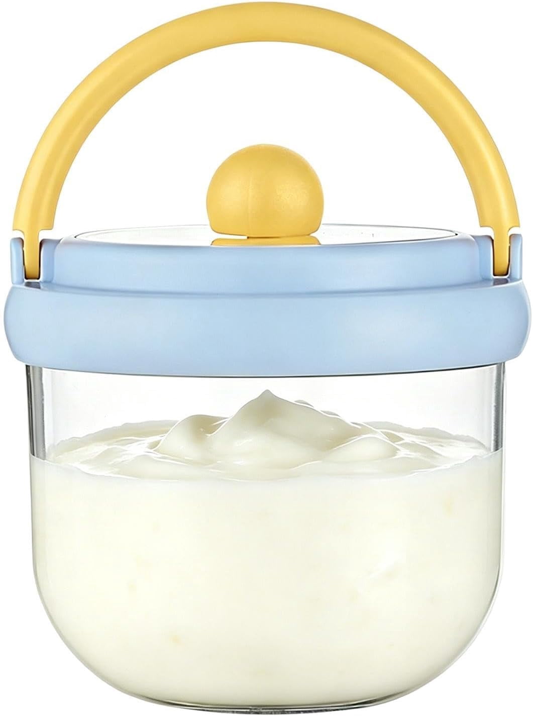 600ml Food Storage Jar With Handle Salad Container For Fruits ...