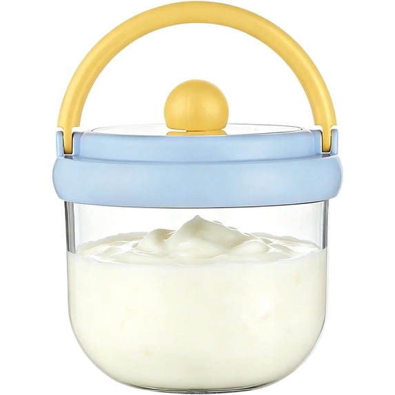600ml Food Storage Jar With Handle Salad Container For Fruits ...