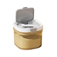600ml Small Kitchen Storage Container with Spoon, 10cm Compact Spice ...