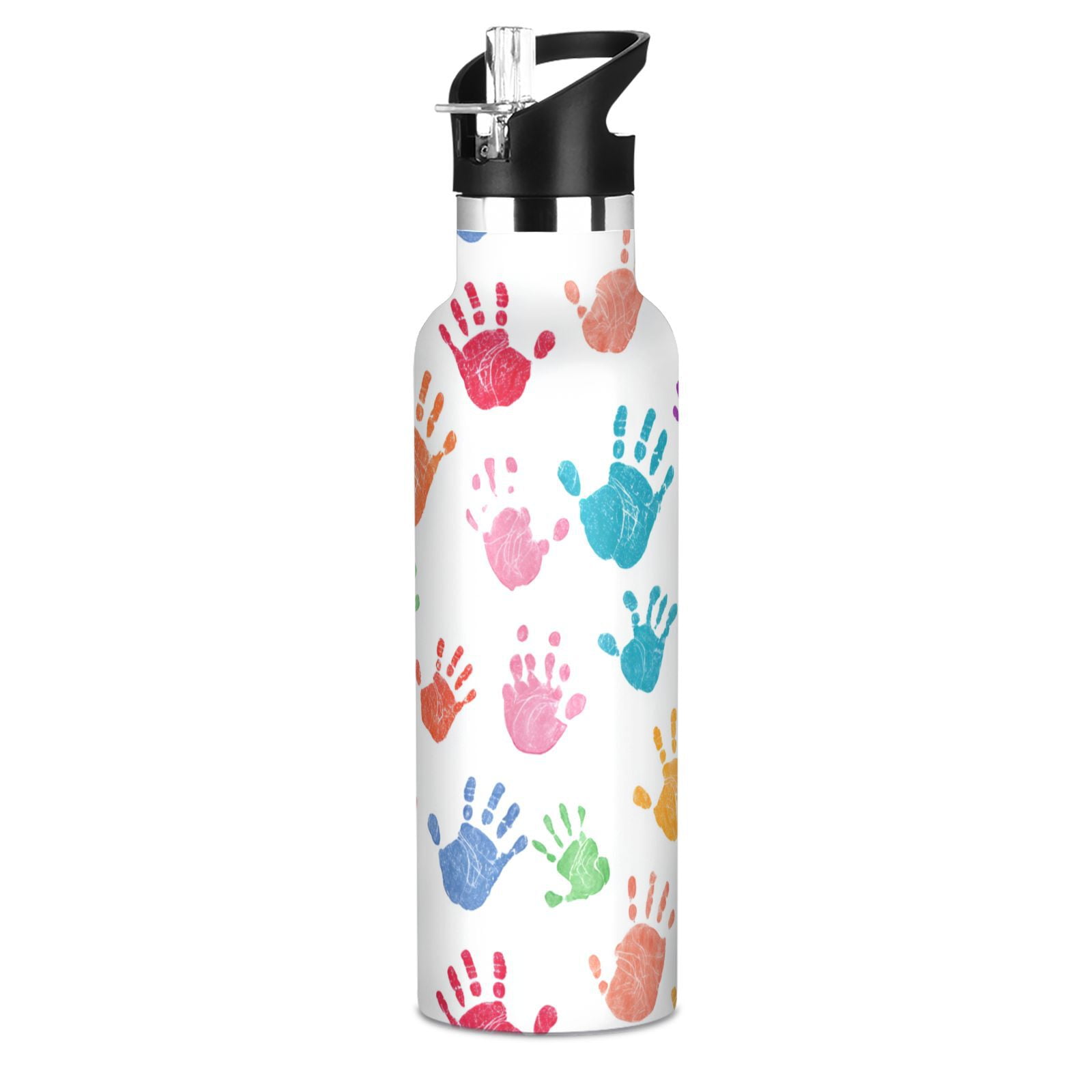 600ml Sports Water Bottle Hand Carry Insulated Tumbler 304 Stainless ...