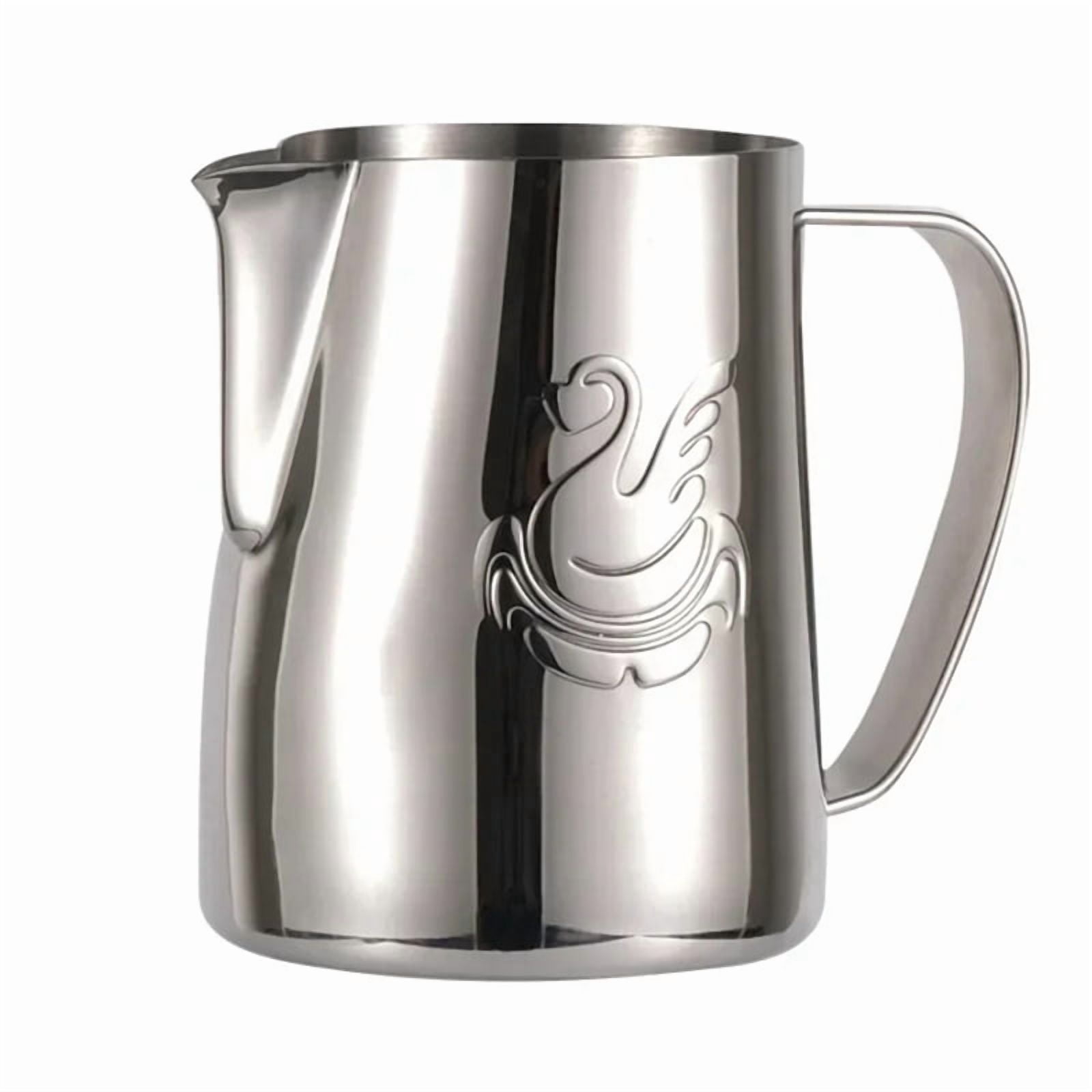 600ml Stainless Steel Coffee Jug Pitcher Milk Frothing Cup Cream Maker ...