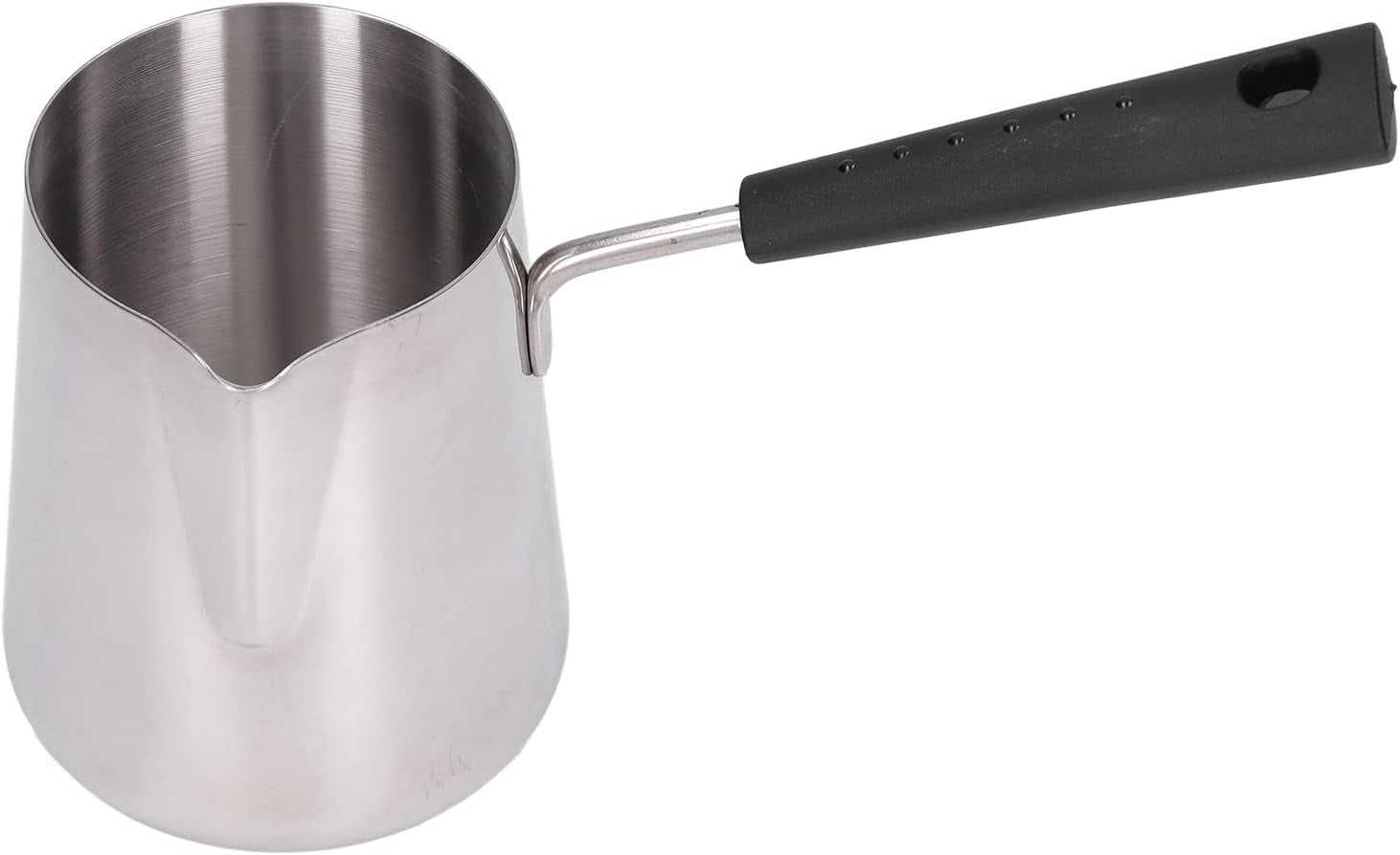 600ml Stainless Steel Turkish Coffee Pot with Cool-Touch Handle & Hook ...