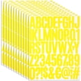 600pcs 8 Sheets Self Adhesive Vinyl Letters Numbers Kit 2 Inch Mailbox ...