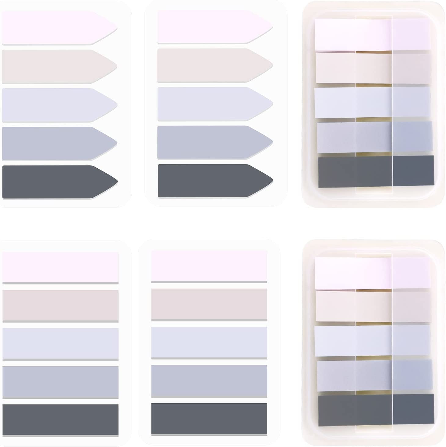 600pcs Index Tabs Flags, Self-Adhesive Sticky Tabs Page Tabs Writable ...