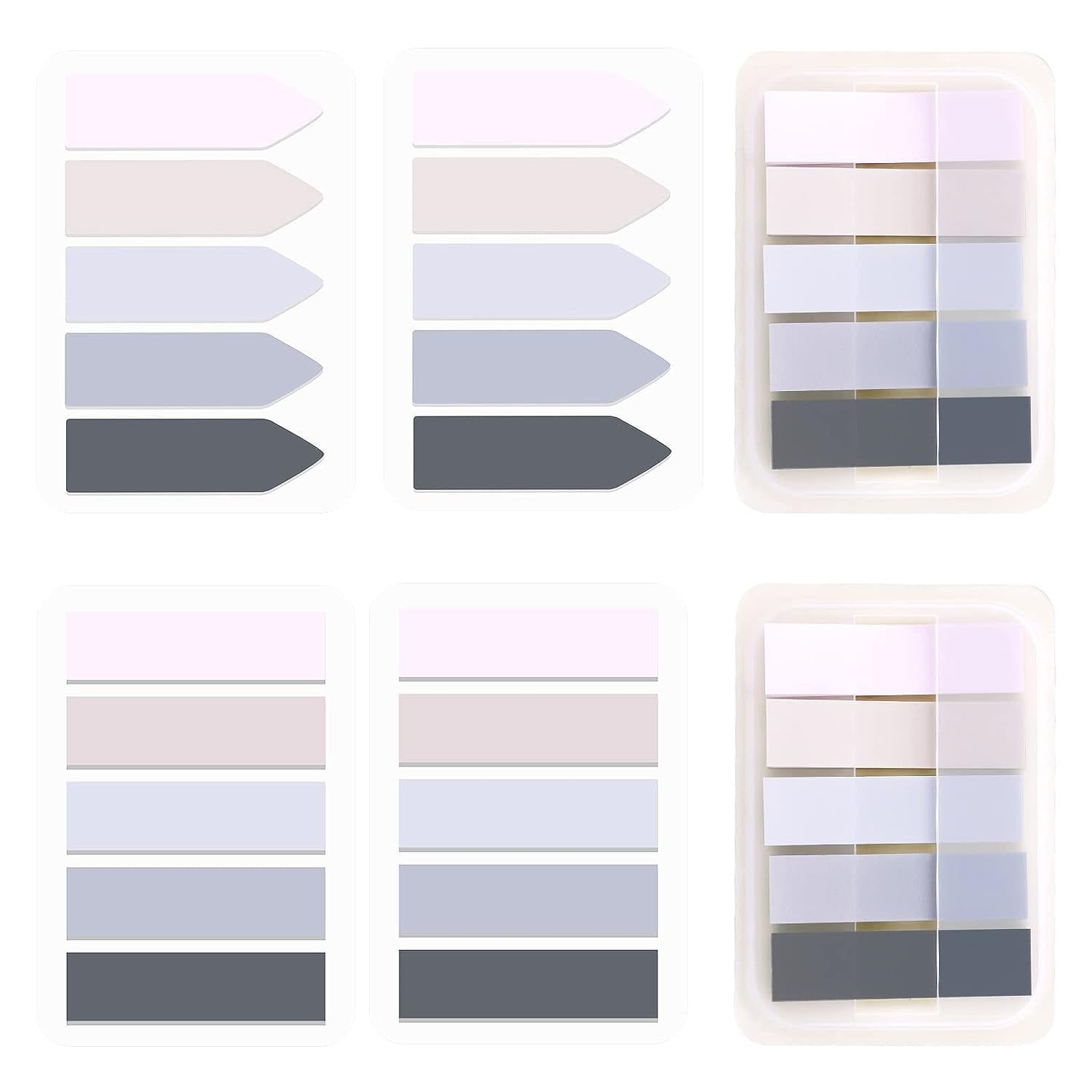 600pcs Index Tabs Flags, Self-Adhesive Sticky Tabs Page Tabs Writable ...