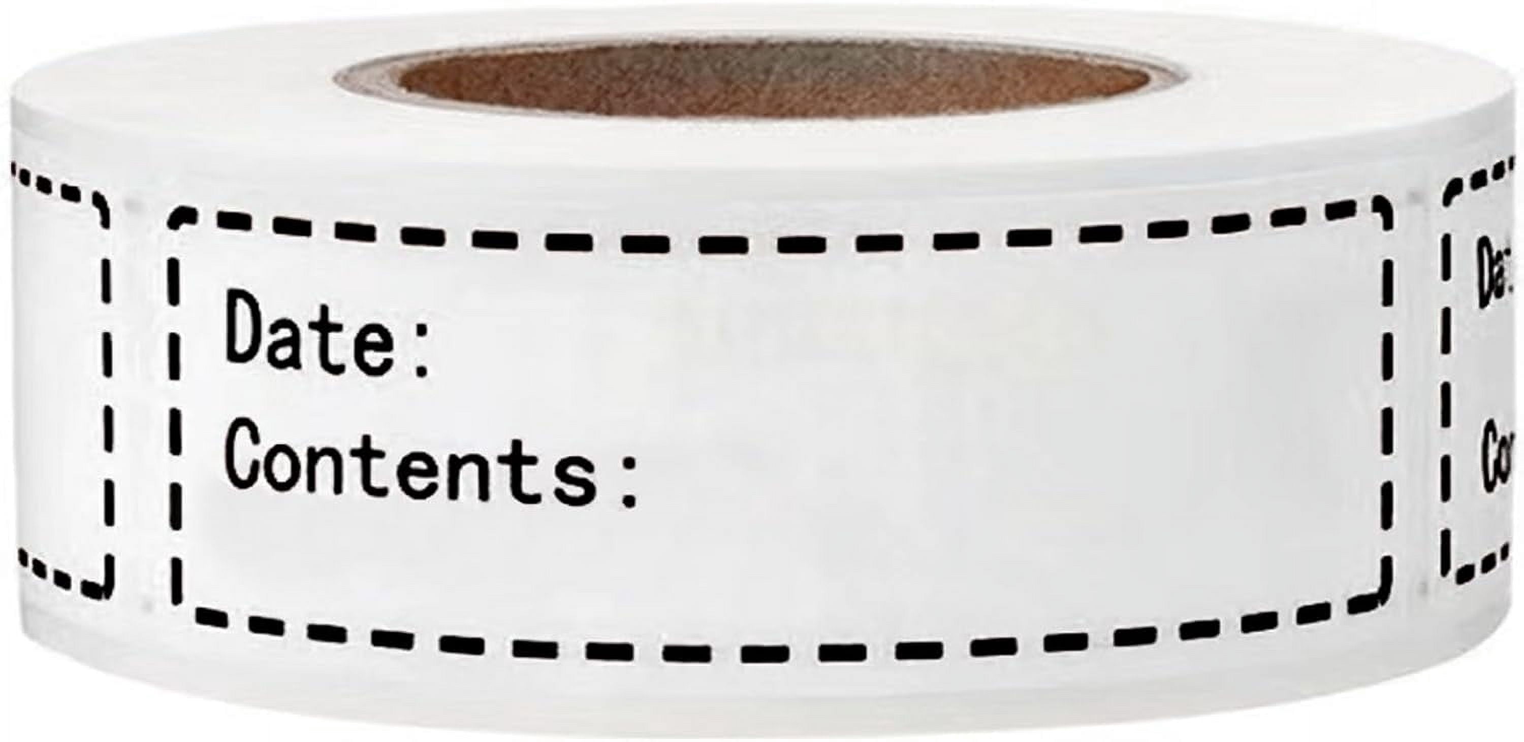600pcs Removable Freezer Labels,1x3 Inch Food Storage Stickers ...