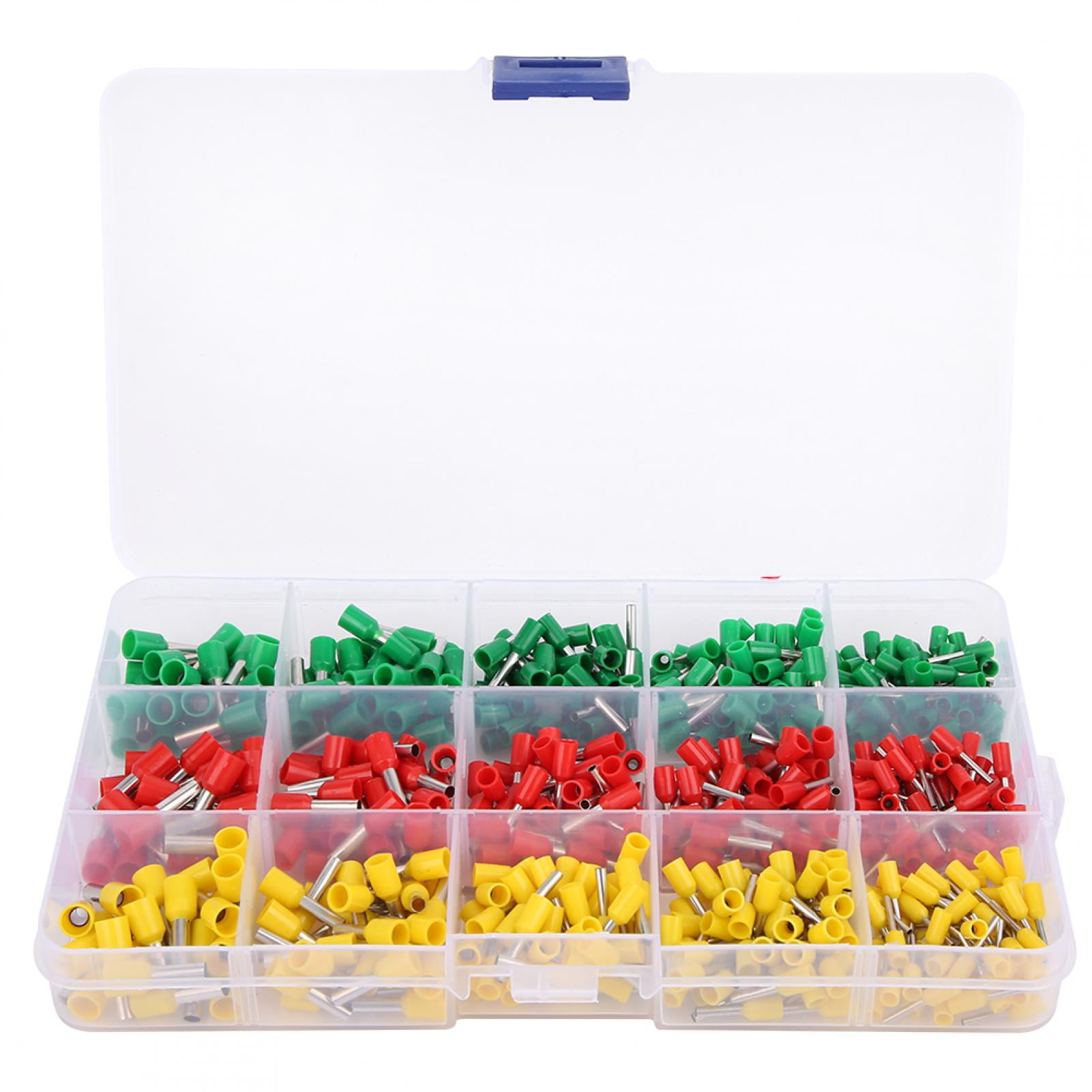 600pcs Tubular Terminal Box, Insulated Electric Splice, Copper Crimp ...