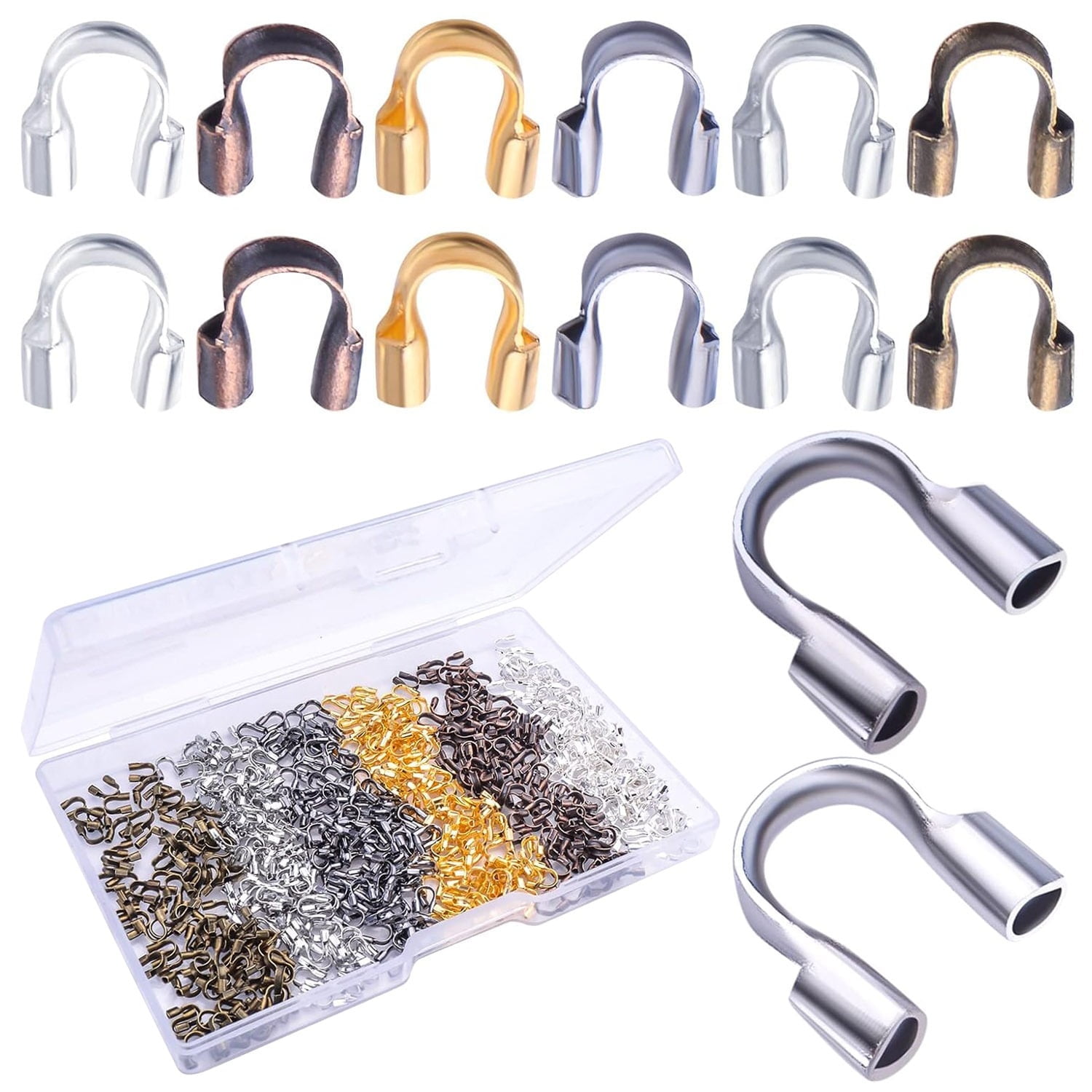 600pcs Wire Guardian U-Shaped Wire Guard Loops Wire Cable Thread ...