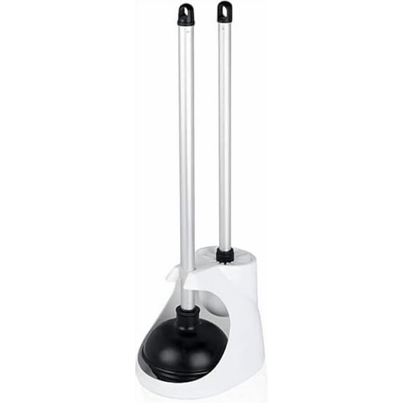 60167A Toilet Plunger with Holder for Brush and Bathroom Plunger Set ...