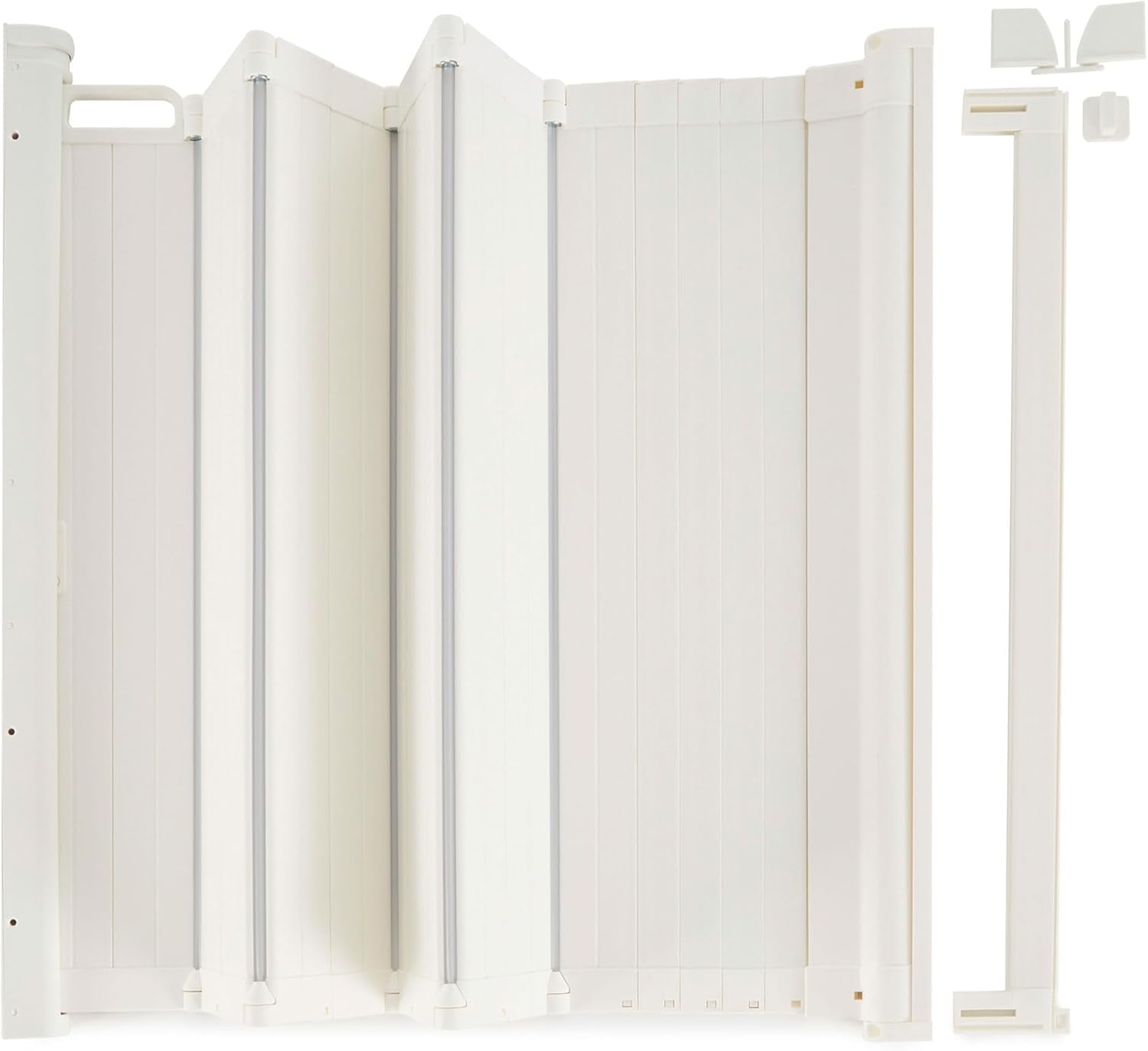 60214-92401 Guard Me Plastic Retractable 22 to 36 Inch Pet Safety Gate ...