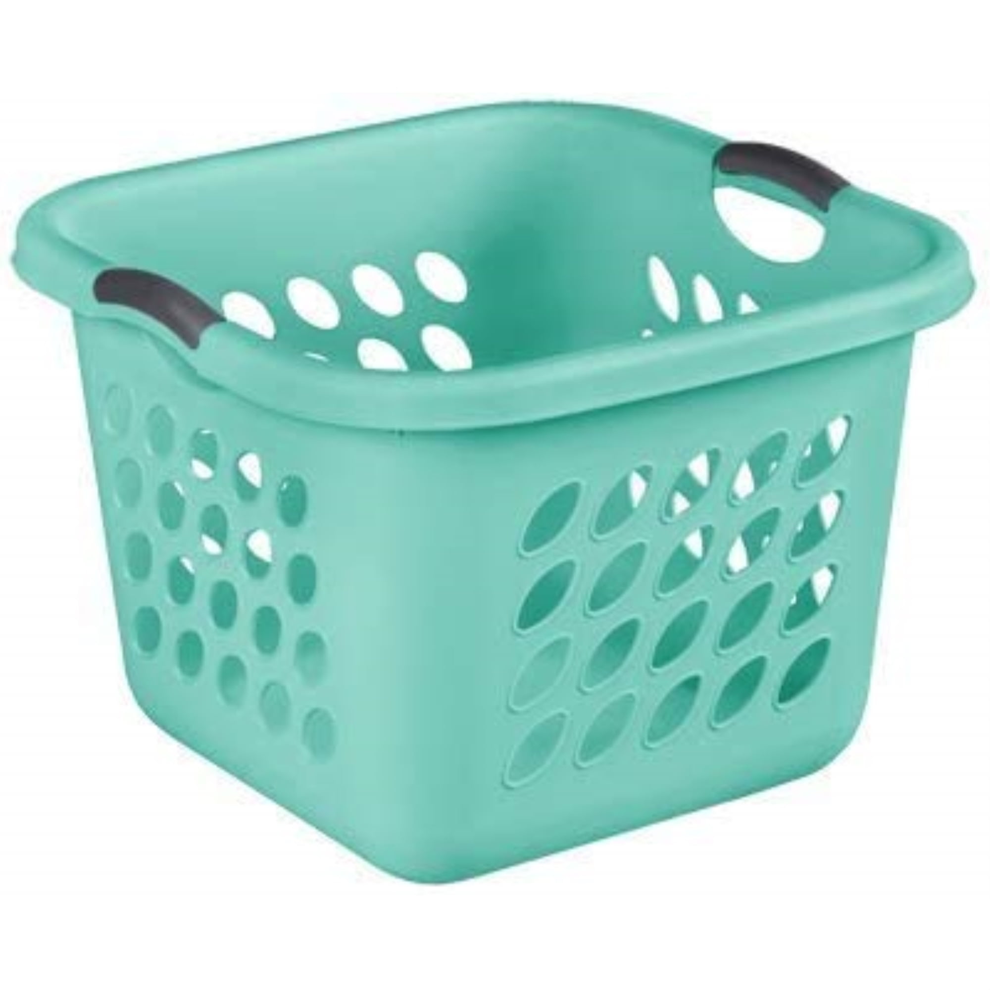 6028236 LDRY BKT PLST AQUA 1.5B Sterilite Aqua Plastic Laundry Basket ...