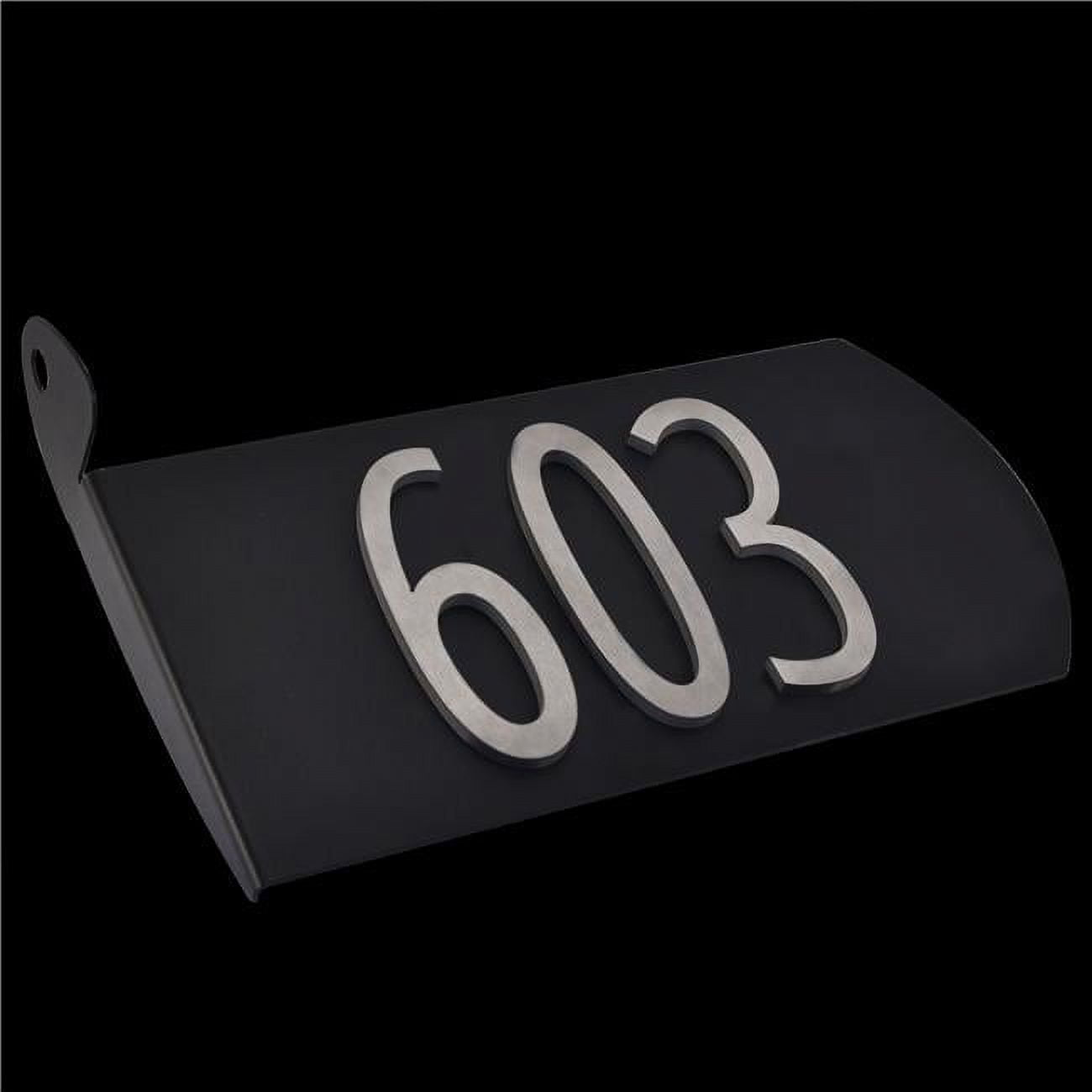 603 Products SPA-A001 Black Aluminum with Nickel Plated Numbers Spira ...