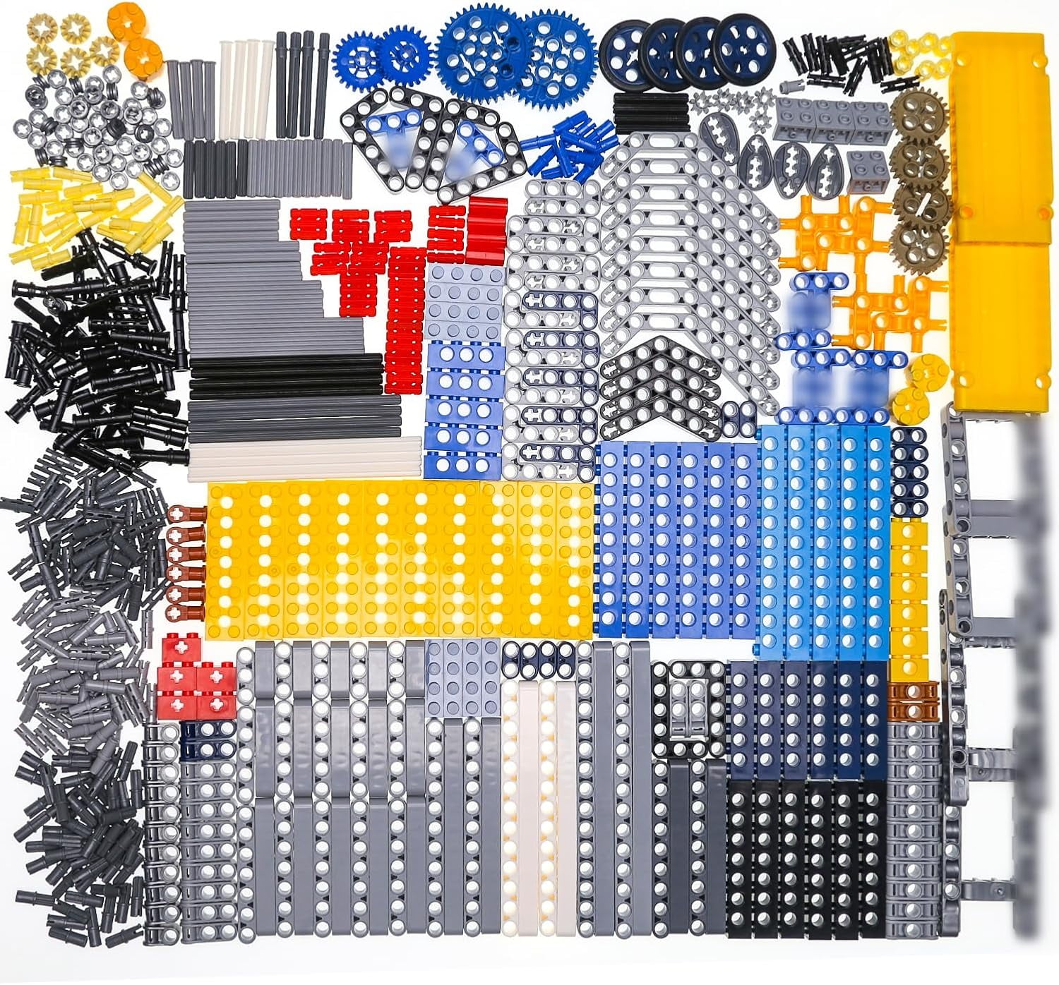 604PCS Technic Parts and Pieces Kits, Compatible with Major Brand ...