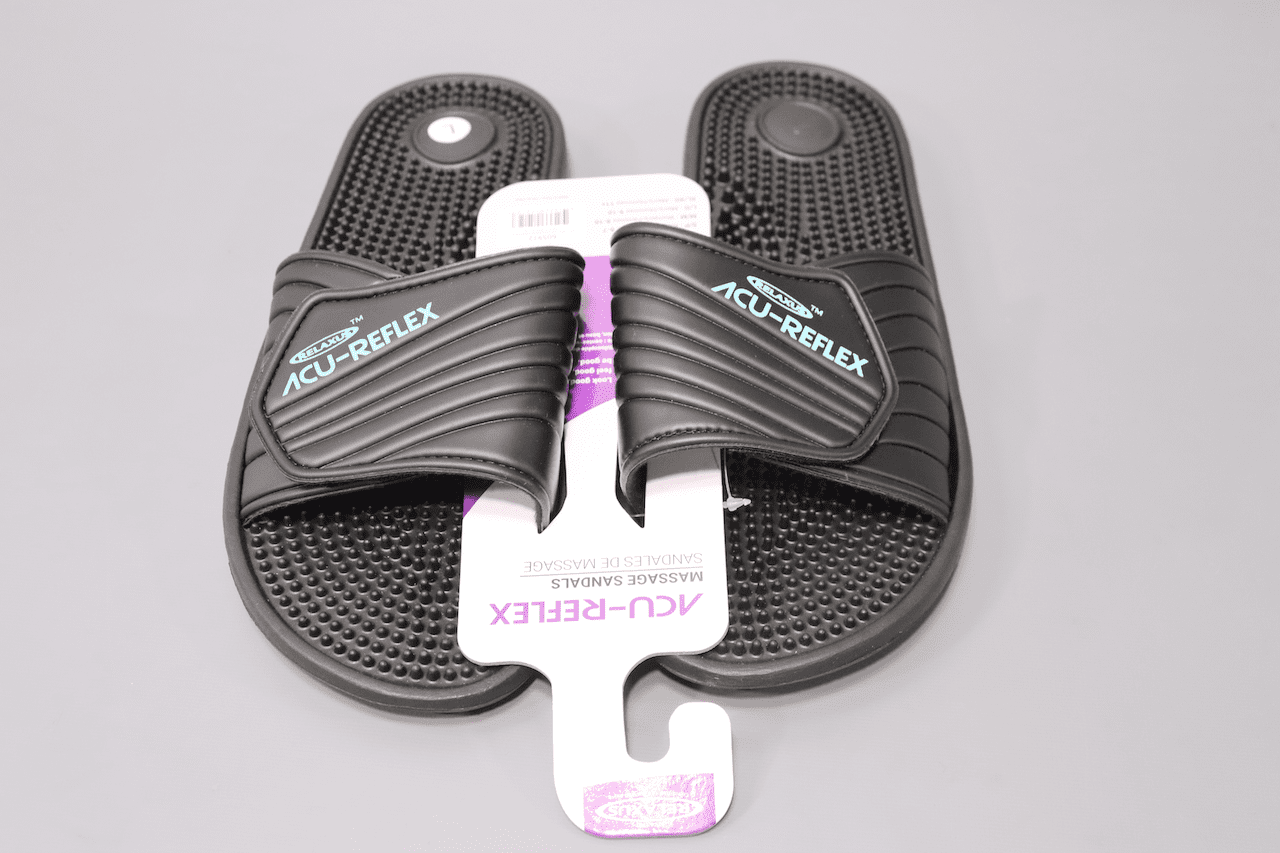 605912 - ACU REFLEX MASSAGE SANDALS 1PAIR/SET SIZE:L MEN:9-10 - Walmart.com
