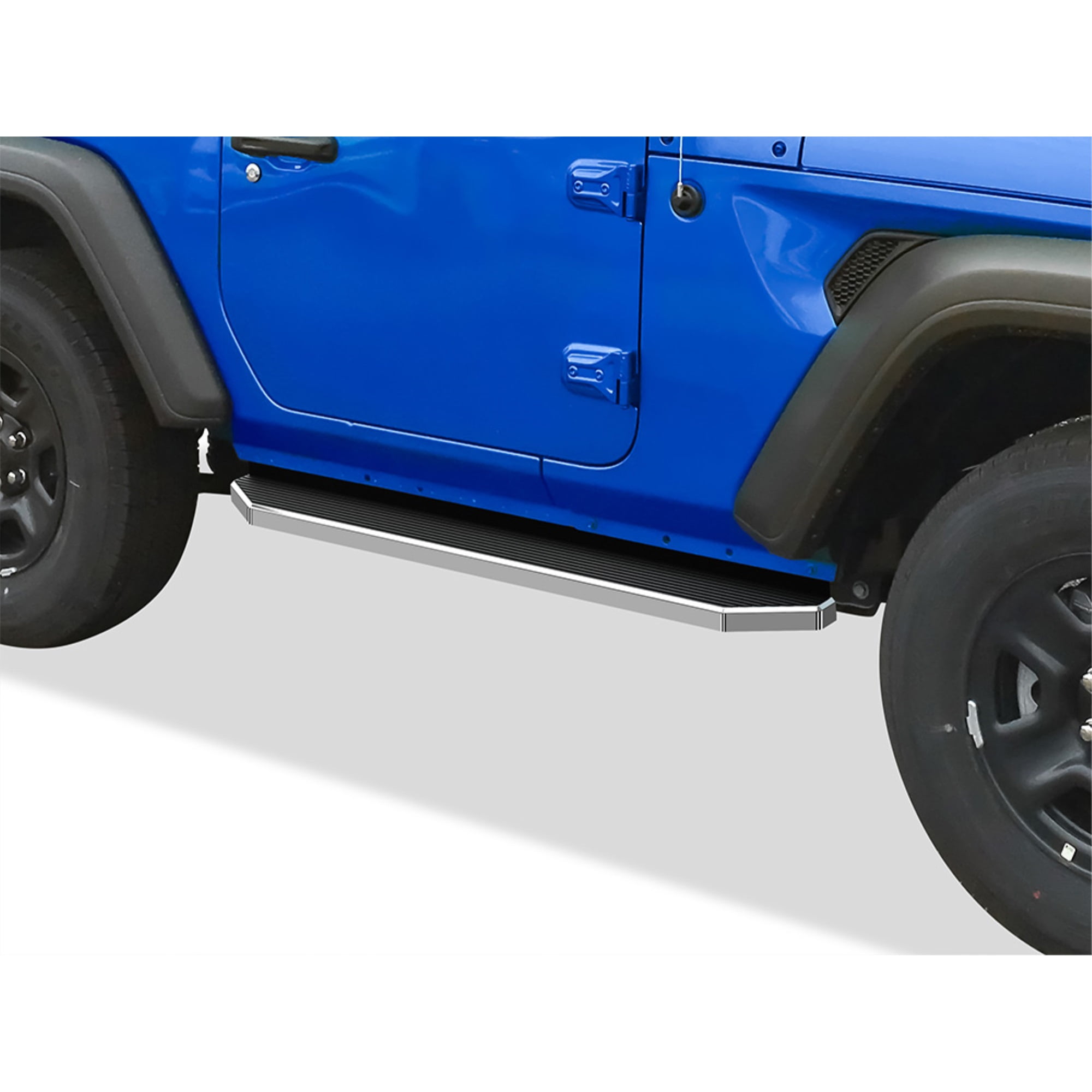 6061 Aircraft Aluminum Both Sides Running Board-H Series 2018-2025 Jeep ...
