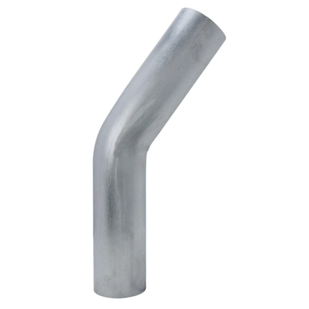 6061 Aluminum Elbow Pipe Tubing, 16 Gauge, 35 Degree Bend, 2" OD, 0.065 ...