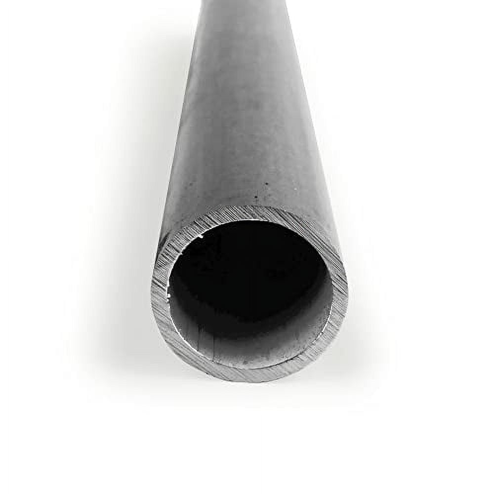 6061 Aluminum Round Tubing, Extruded, ASTM B210, 2" Outside Diameter, 1 ...