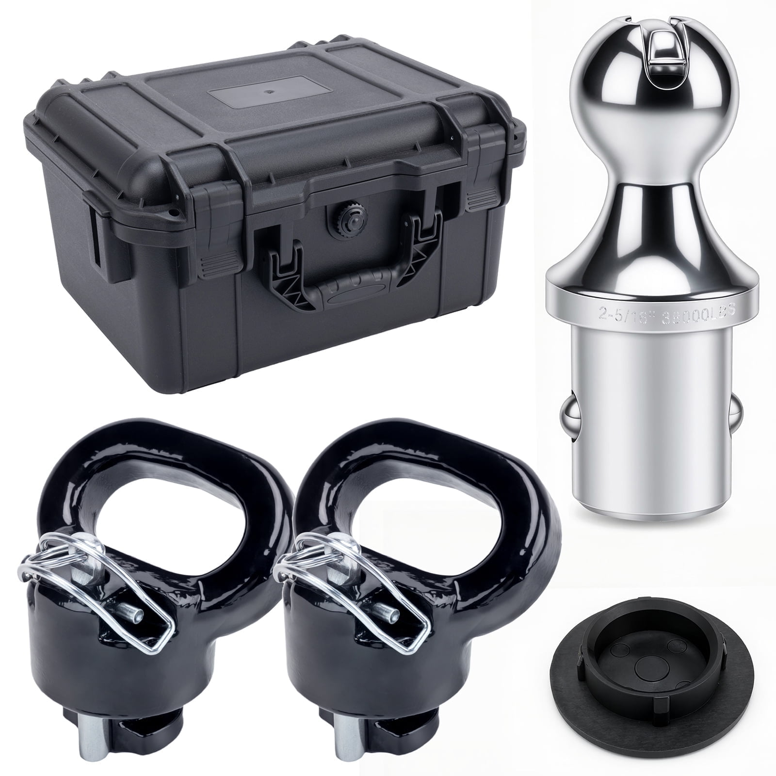 60618 Puck System Gooseneck Hitch Kit with 2-5/16 in Hitch Ball ...